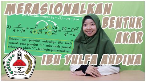 Cara Merasionalkan Bentuk Akar YouTube