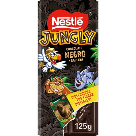 Chocolate Negro Con Galleta Tableta 125 G NESTLE JUNGLY