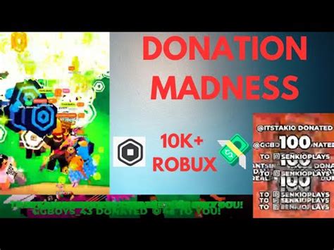Donation Madness K Robux Literally Pls Donate Youtube