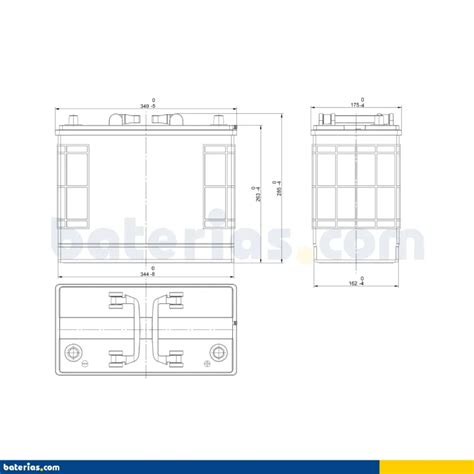 Exide EF1420 Batería de camiones y vehiculos industriales Exide 142Ah 12V