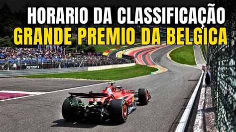 GP DA BELGICA TREINO CLASSIFICATÓRIO HORÁRIO DA TRANSMISSÃO NA BAND