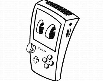 Handheld Game Console Svg Etsy