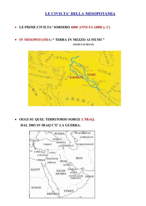 Le Civilta Della Mesopotamia
