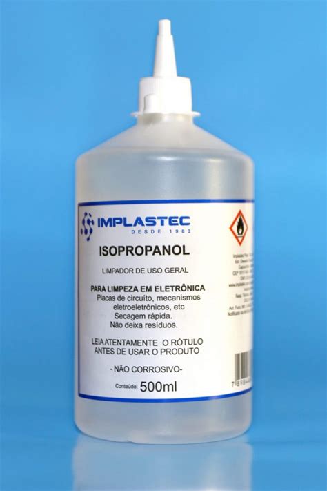 ALCOOL ISOPROPILICO 500ML BICO PAIP050024 IMPLASTEC