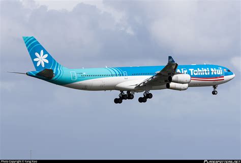 F OJTN Air Tahiti Nui Airbus A340 313 Photo By Yang Xiao ID 786990