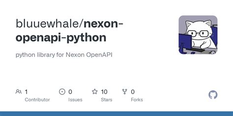 github bluuewhale nexon openapi python python library for nexon openapi
