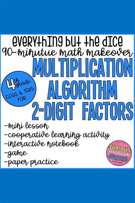 This Math Lesson Plan For 4th Grade Multiplication Standards For Using