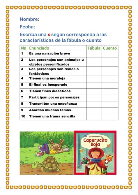 Diferencia Entre El Cuento Y La Fábula Hot Sale smarys org