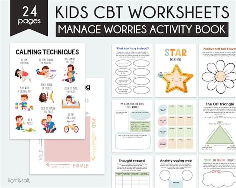 Cbt Example And Practice Sheet Worksheet Therapist Aid