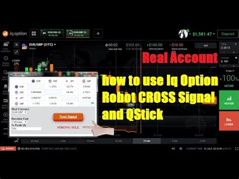 Crazy Strategy How To Use Iq Option Robot CROSS Signal And QStick