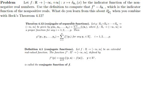 problem let f r → ootoo 0x z be the indicator