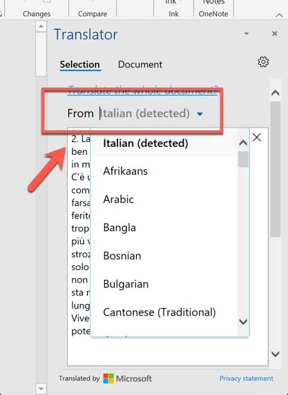 How To Translate A Word Document