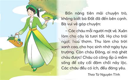 Giải Tiếng Việt lớp 2 Tập 2 Bài 1 Chuyện bốn mùa trang 26 27 28