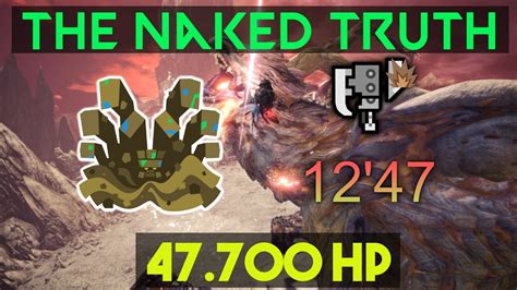 The Naked Truth Shara Ishvalda Solo 12 47 Switch Axe MHW Iceborne