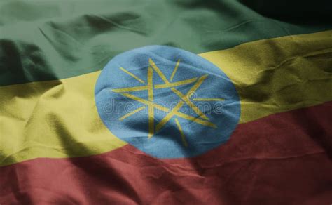 Ethiopia Flag Pin On Map Stock Image Image Of Gridded 67800269