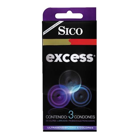 Condones Sico Excess De Colores Pzas Walmart