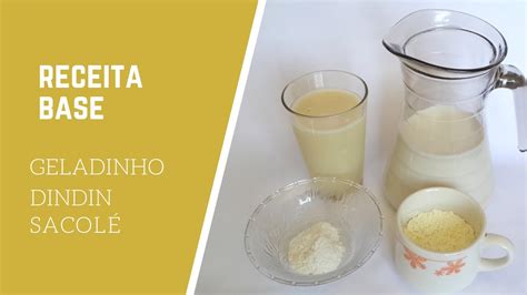 Como Fazer Receita Base Para Geladinho Gourmet Veja Agora Youtube