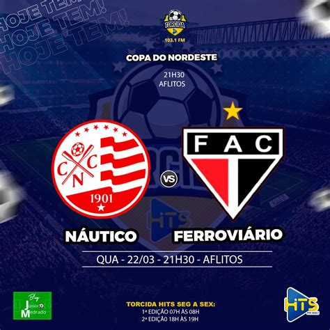Náutico x Ferroviário veja escalações onde assistir e outros detalhes