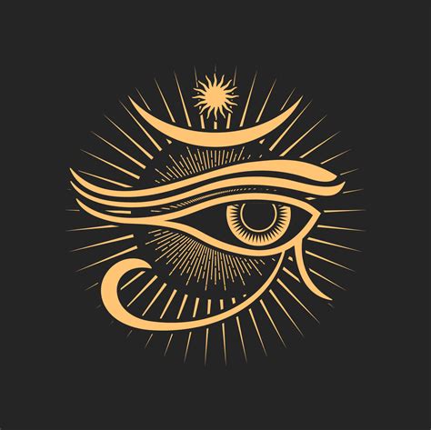 Horus Mal Ver Ojo Brujer A Magia S Mbolo Vector En Vecteezy