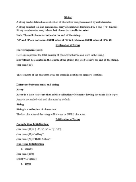 string download free pdf string computer science computer engineering