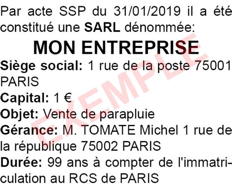 L annonce légale pour les entreprises Légavox