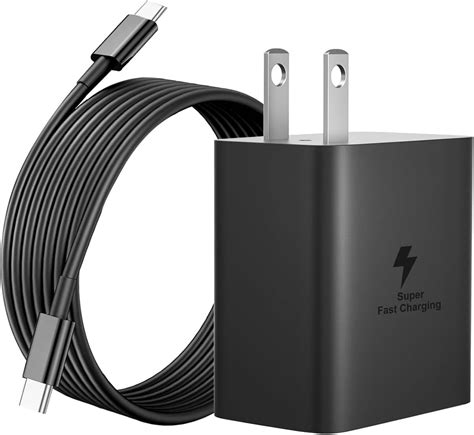 45W Rápido Cargador Tipo C Cargador USB C Carga Rapida con Cable de 2M