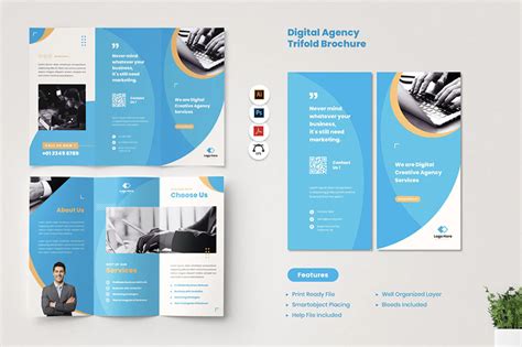 42 Best Digital Brochure Templates For InDesign Word PDF PSD