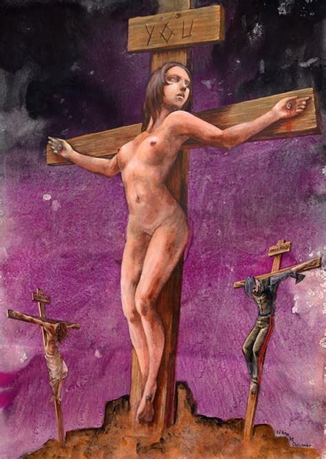 Female Christ Crucified