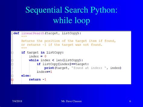 the sequential search linear search ppt download