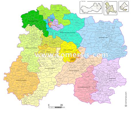 Carte Des Nouveaux Cantons De La Marne