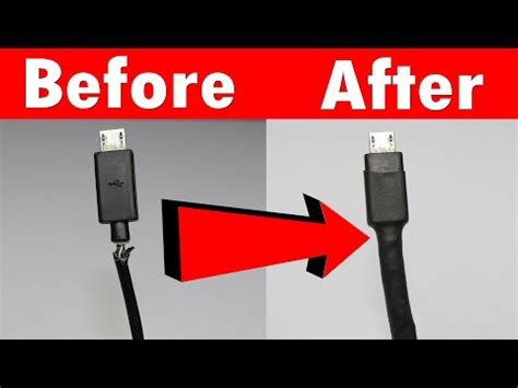 Cómo arreglar un cable USB de carga dañado