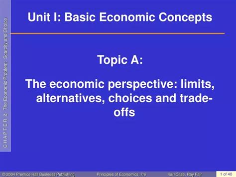 PPT Unit I Basic Economic Concepts PowerPoint Presentation Free