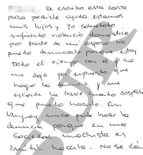 Le Escribo Esta Carta Para Pedirle Ayuda Mis Hijos Y Yo Sufrimos