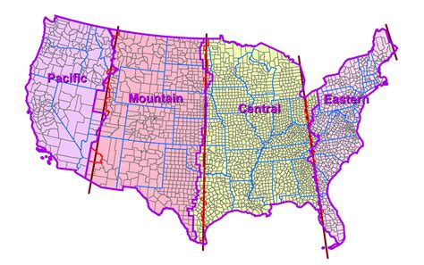 Time Zone Boundary Map Images And Photos Finder