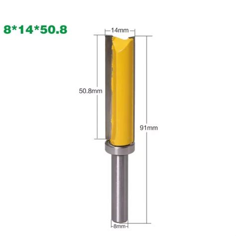 COUPE MÈCHES ROUTEUR Outils Accessoires Atelier 8MM Tige Travail Du
