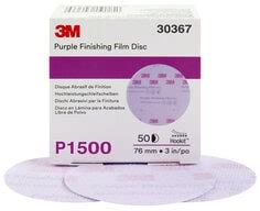 Disque abrasif de finition Violet à support film 3M Hookit 260L 75