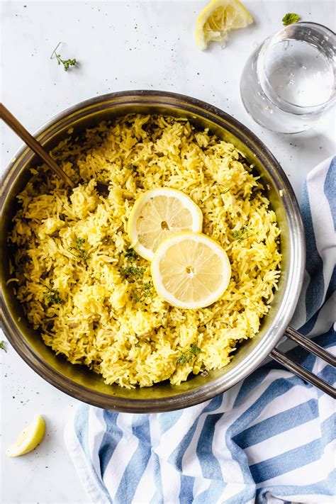Greek Lemon Rice Recipe Damn Spicy