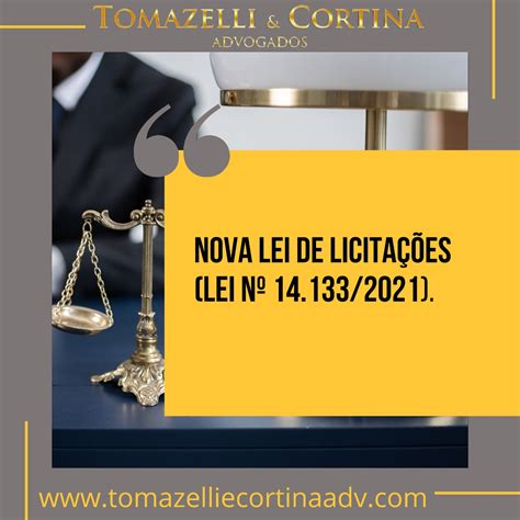 Nova Lei de Licitações Lei nº 14 133 2021