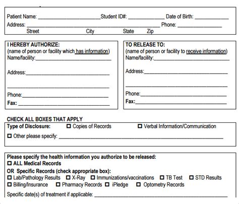 Medical Record Templates
