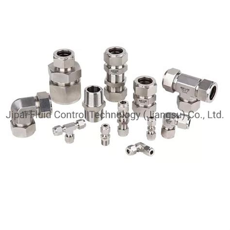 Nai Lok 1 4od Tube Fittings SS316 Double Ferrule Union Coupling