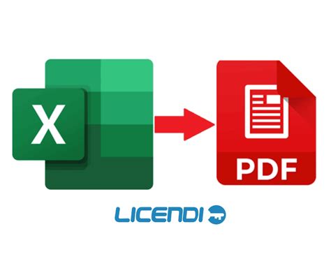 Cómo convertir archivos de Excel a PDF Licendi