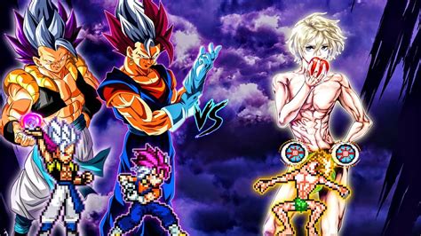 Vegito Ultra Ego Instinct OP Gogeta UltraEgo Instinct OP VS Adam Full
