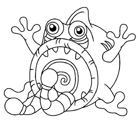 Dibujos para colorear mis monstruos cantantes 60 páginas para colorear