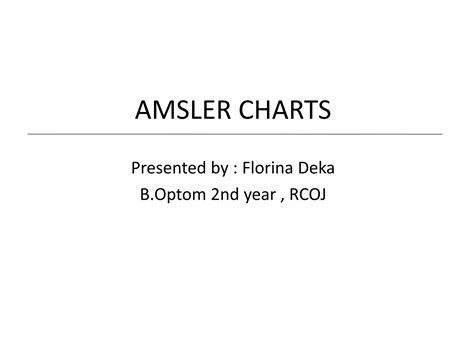 Amsler Charts Definition Types Usess Ppt