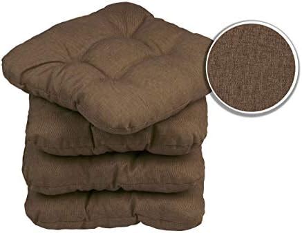 Synnypillow Set De Galettes De Chaise Carr E Coussin D Coratif