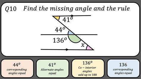 angles in parallel lines mathshko