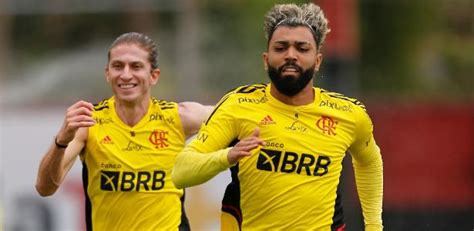 Flamengo Filipe Luís exalta Gabigol e brinca sobre reserva