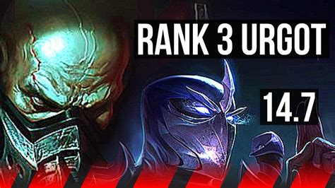 URGOT Vs SHEN TOP Rank 3 Urgot 1300 Games 4 0 1 EUW