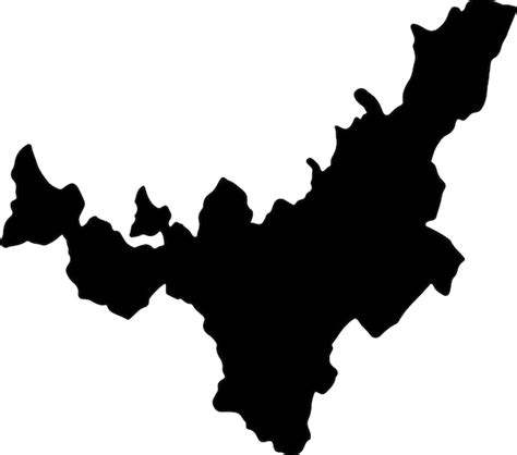 Mapa De La Silueta De Boyaca Colombia Vector Premium
