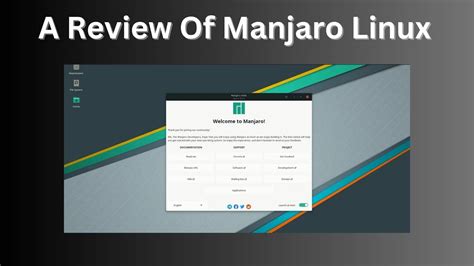 An Everyday Linux User Review Of Manjaro Linux YouTube